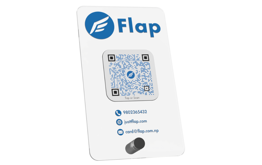 Nepal's First Digital Card- Flap Card